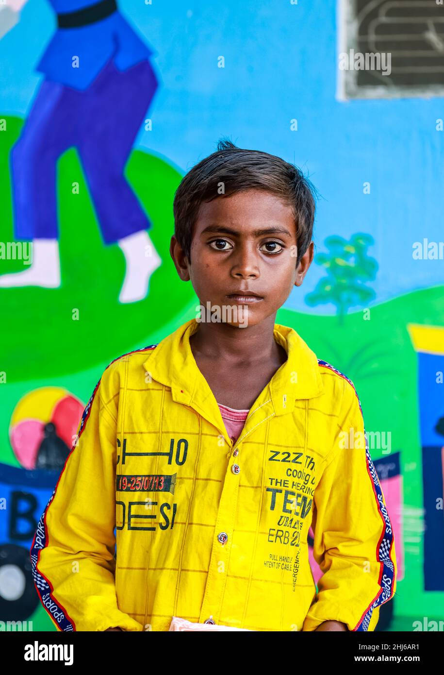 Noida, Uttar Pradesh, India - August 2021: Education, Portrait of ...