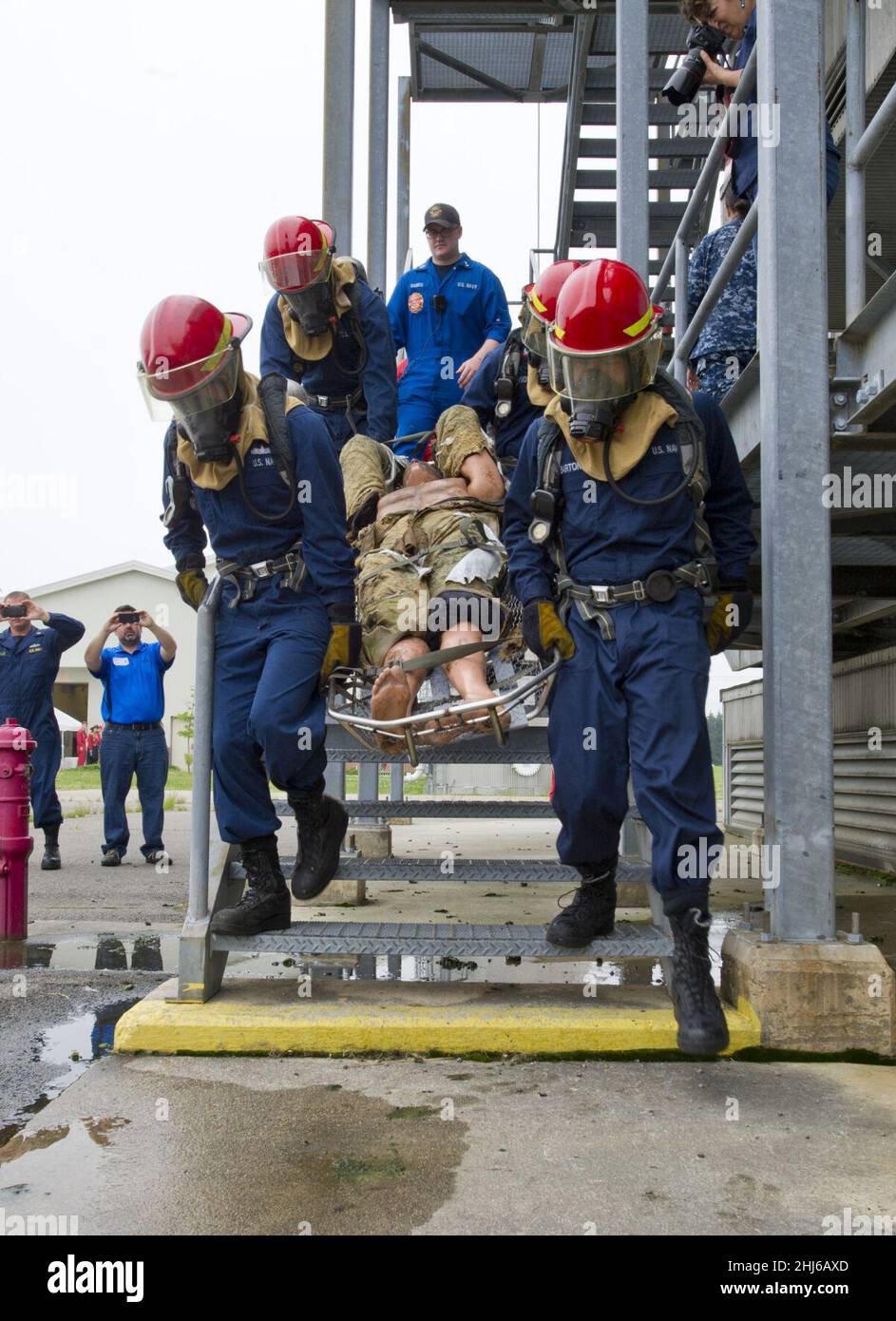 Surface Line Week Damage Control Olympics 140514 Stock Photo - Alamy