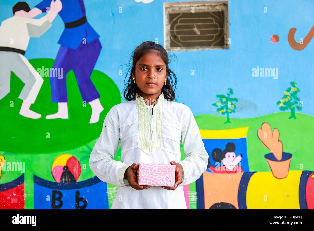 Noida, Uttar Pradesh, India - August 2021: Education, Portrait of ...