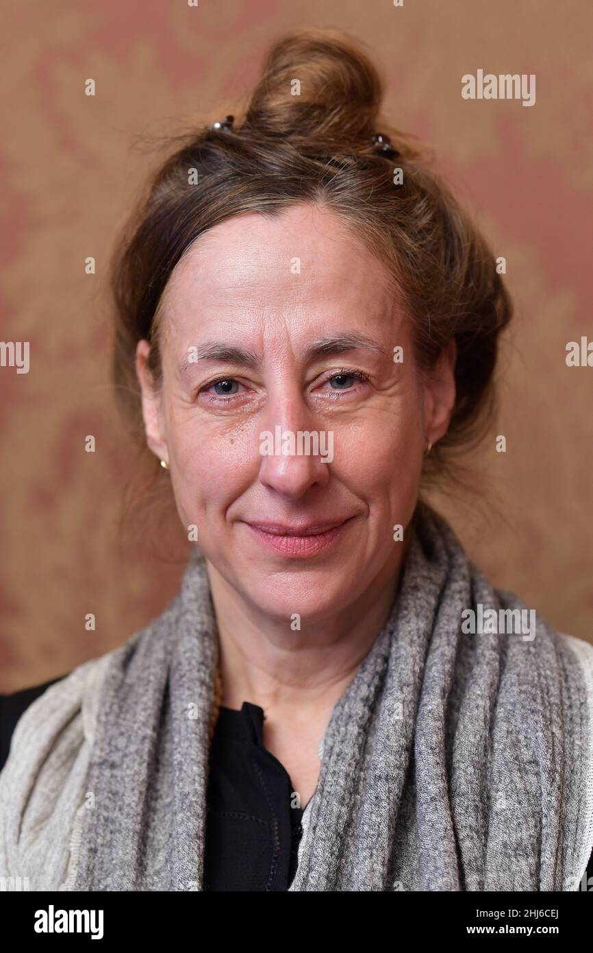 Bremen, Germany. 24th Jan, 2022. Writer Judith Hermann, winner of the ...