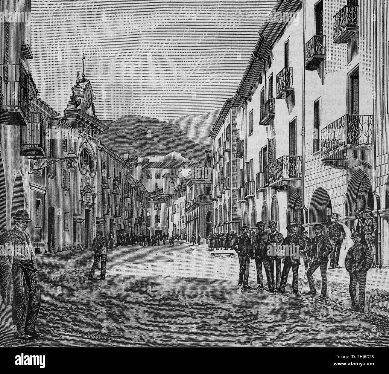 Via palazzo Black and White Stock Photos & Images - Alamy