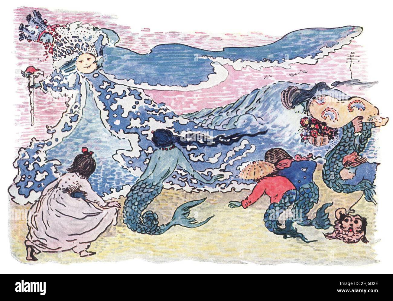 Susan and the Mermaid - The Queen of the Tides (corrected Stock Photo ...