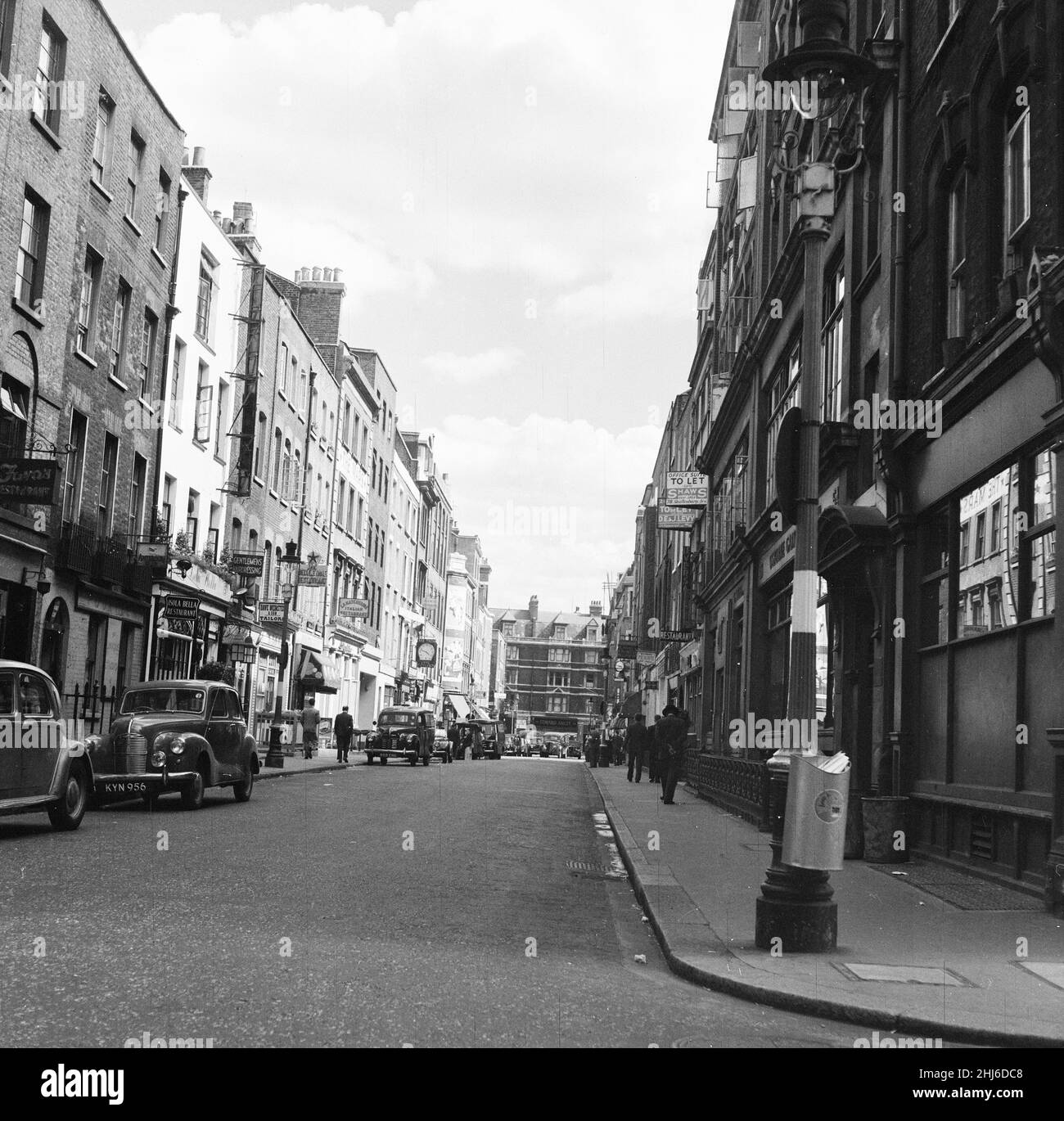 Soho 1950s Black and White Stock Photos & Images - Alamy