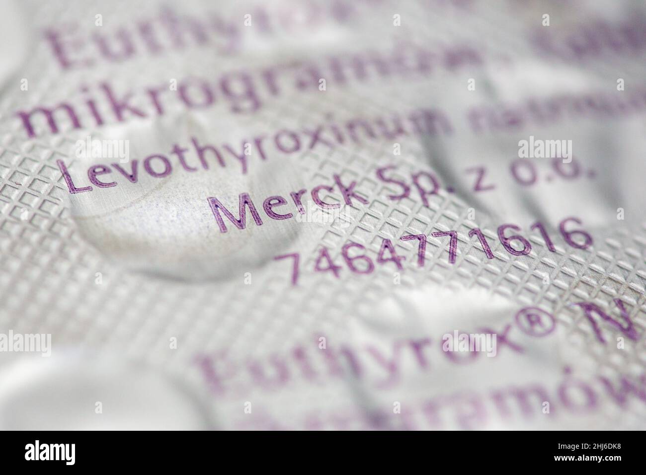 Thyroxine tablet hi-res stock photography and images - Alamy