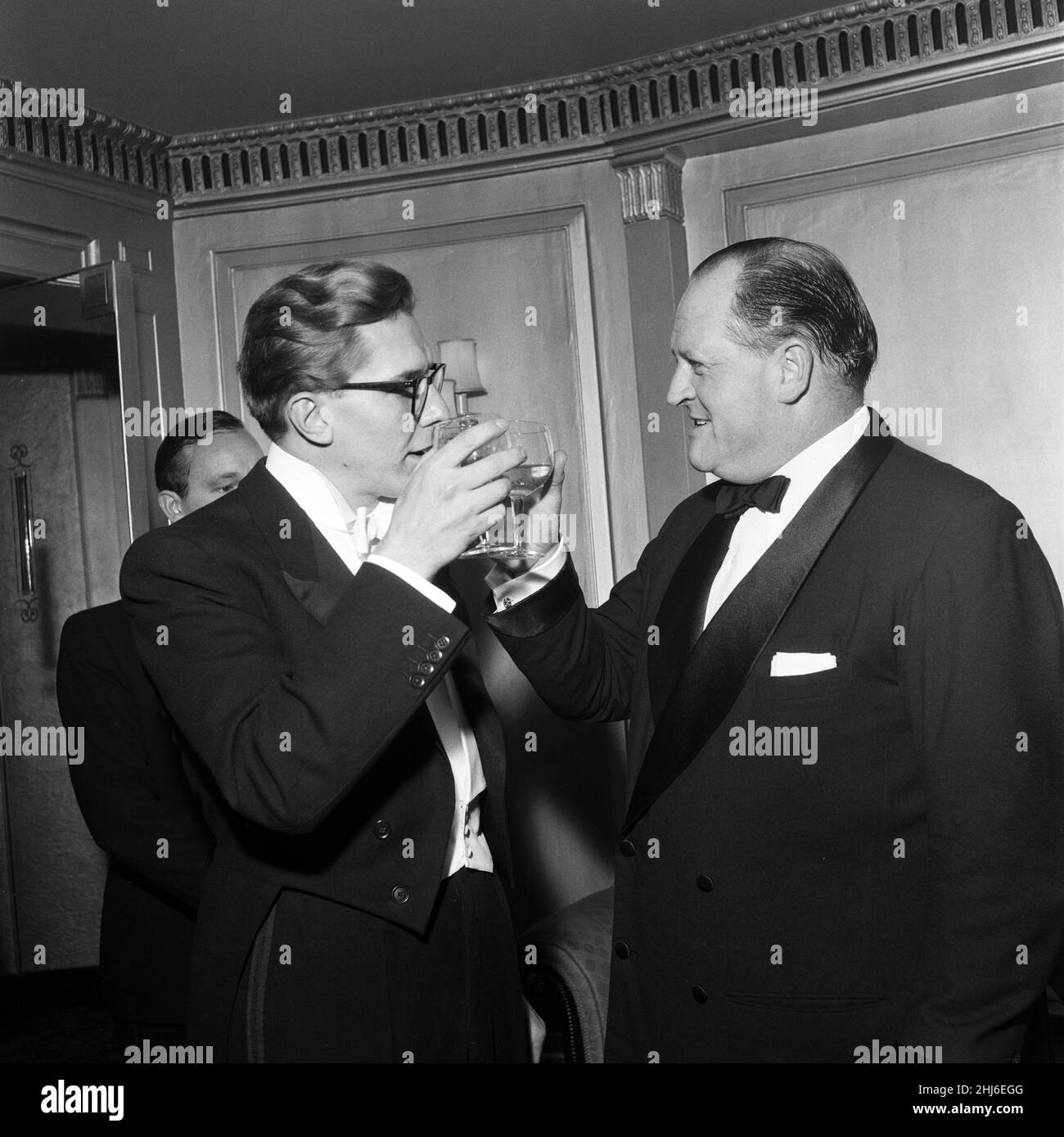 The Television Awards at the Dorchester Hotel. Pictured are Robin Day ...