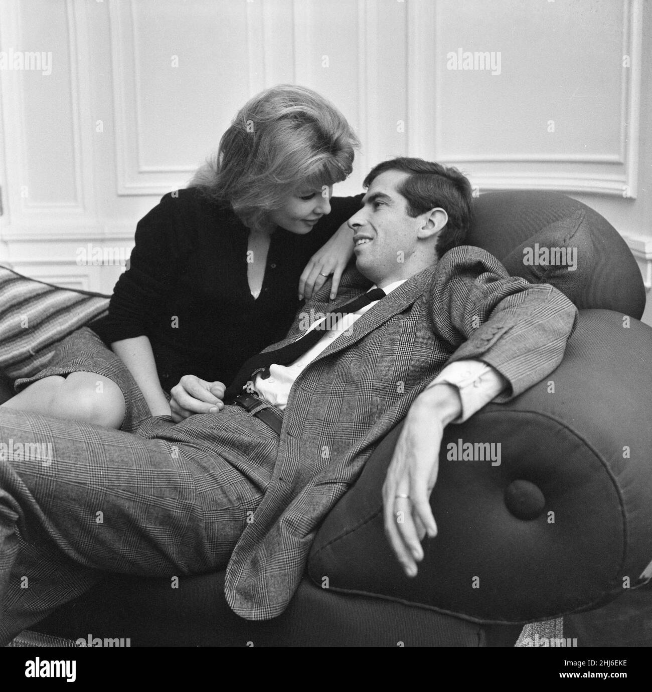 Annette Stroyberg, Danish actress, in London, Sunday 14th December 1958 ...