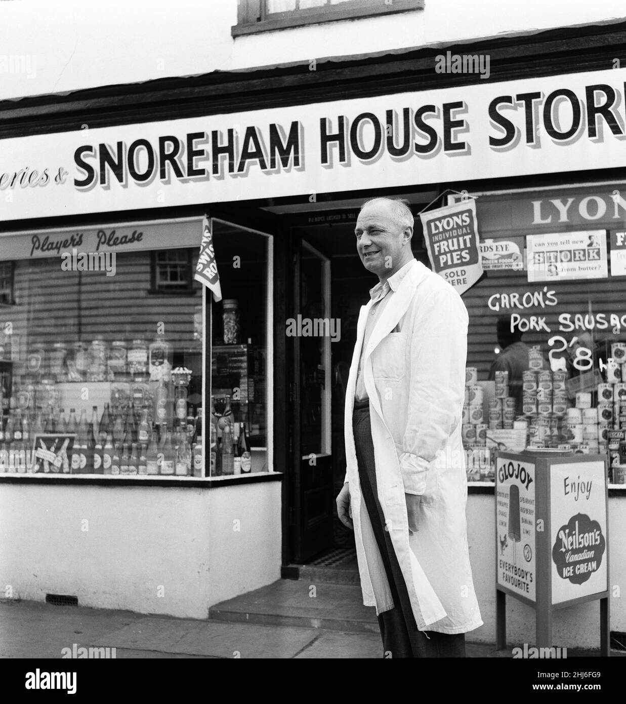 Views in the Essex village of Latchingdon. Mr Robert Boyce outside the ...