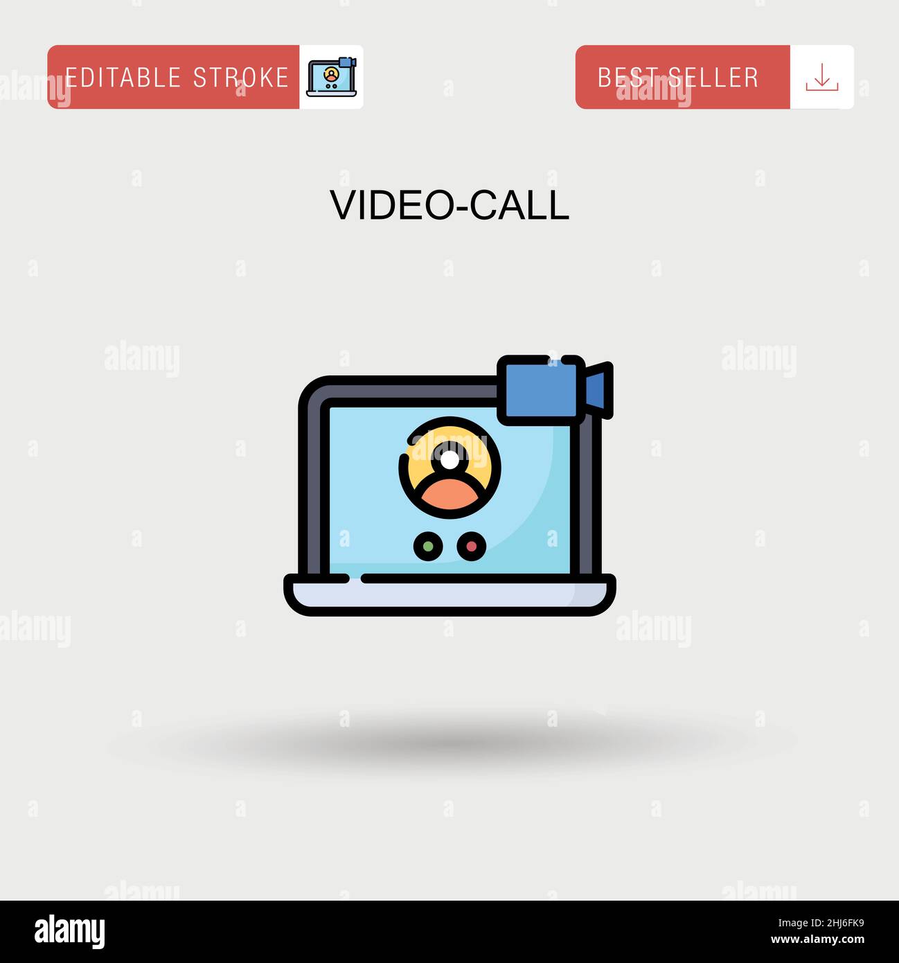 Mobile zoom call screen Stock Vector Images - Alamy
