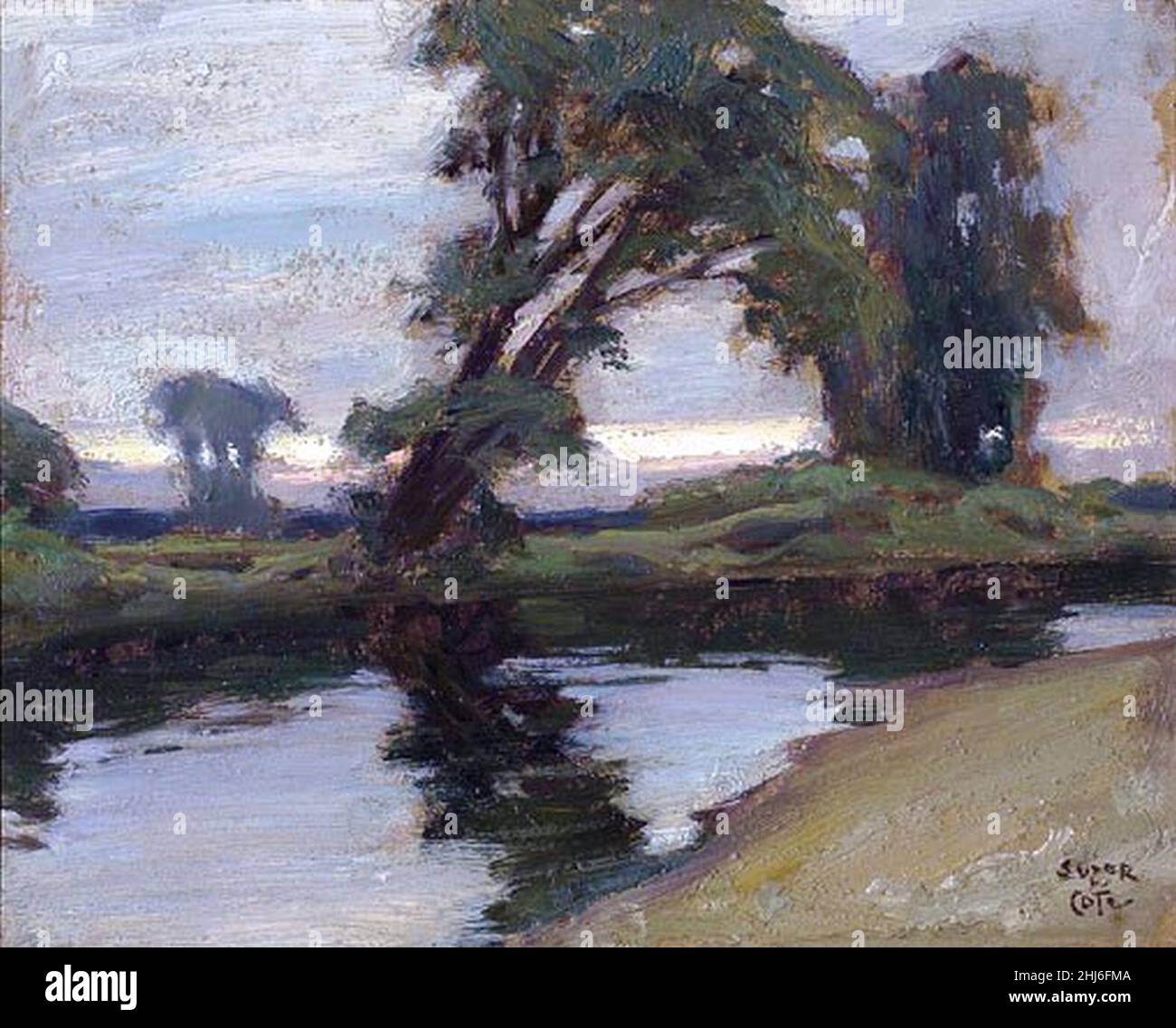 Suzor-Cote - Riviere Nicolet Arthabaska Stock Photo - Alamy