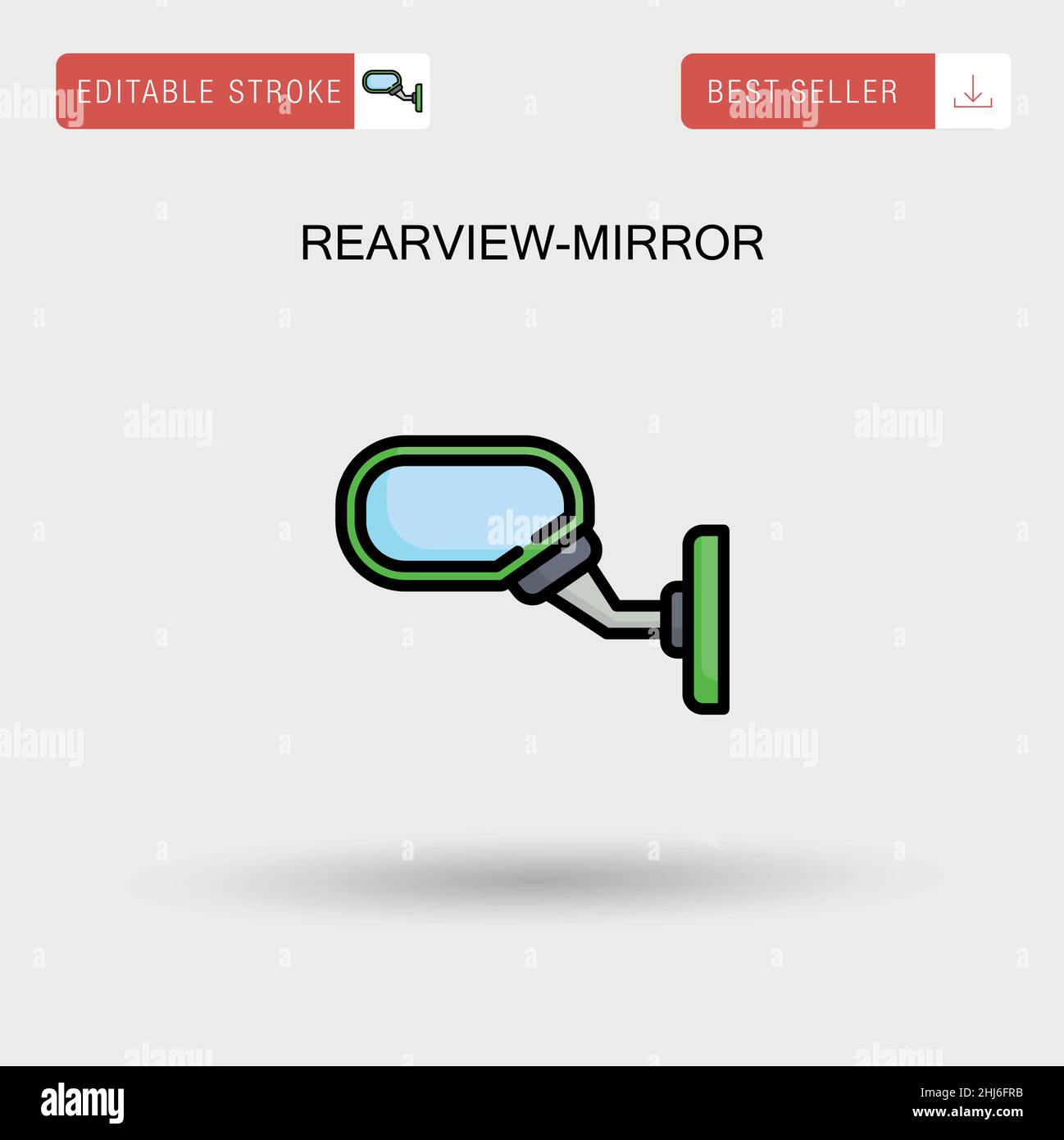 Rearview window Stock Vector Images - Alamy