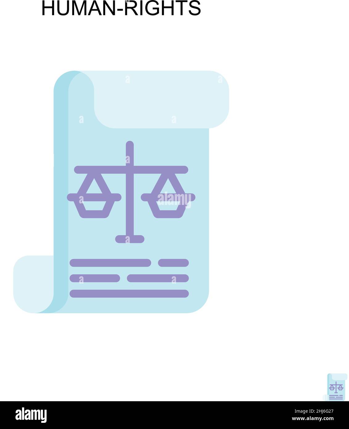 Human-rights Simple vector icon. Illustration symbol design template ...