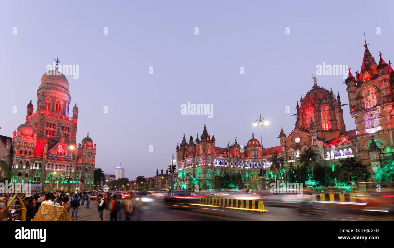 Chhatrapati Shivaji Maharaj Terminus (CSMT) formerly Victoria Terminus ...