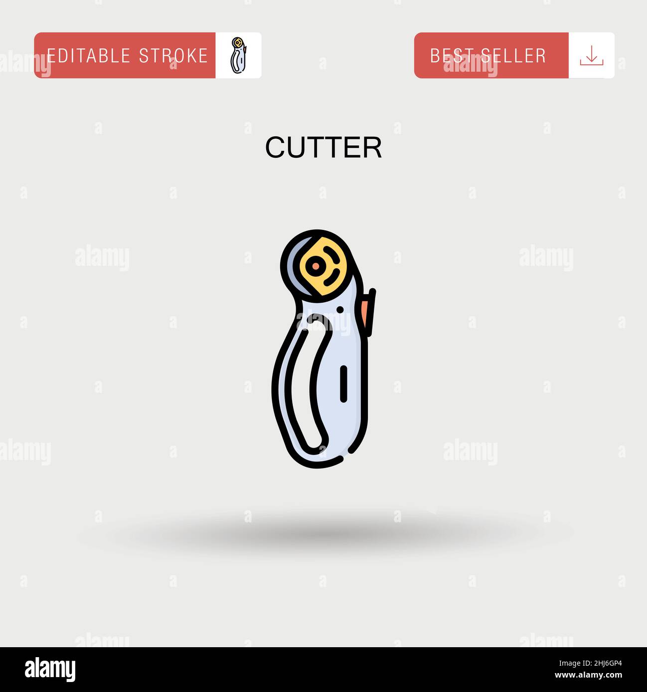 Cutter symbol Stock Vector Images - Alamy