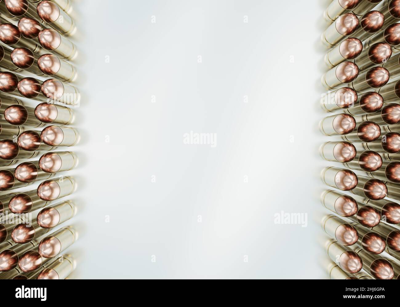 Frame and border from cartridges of pistols ammo, template elements for ...