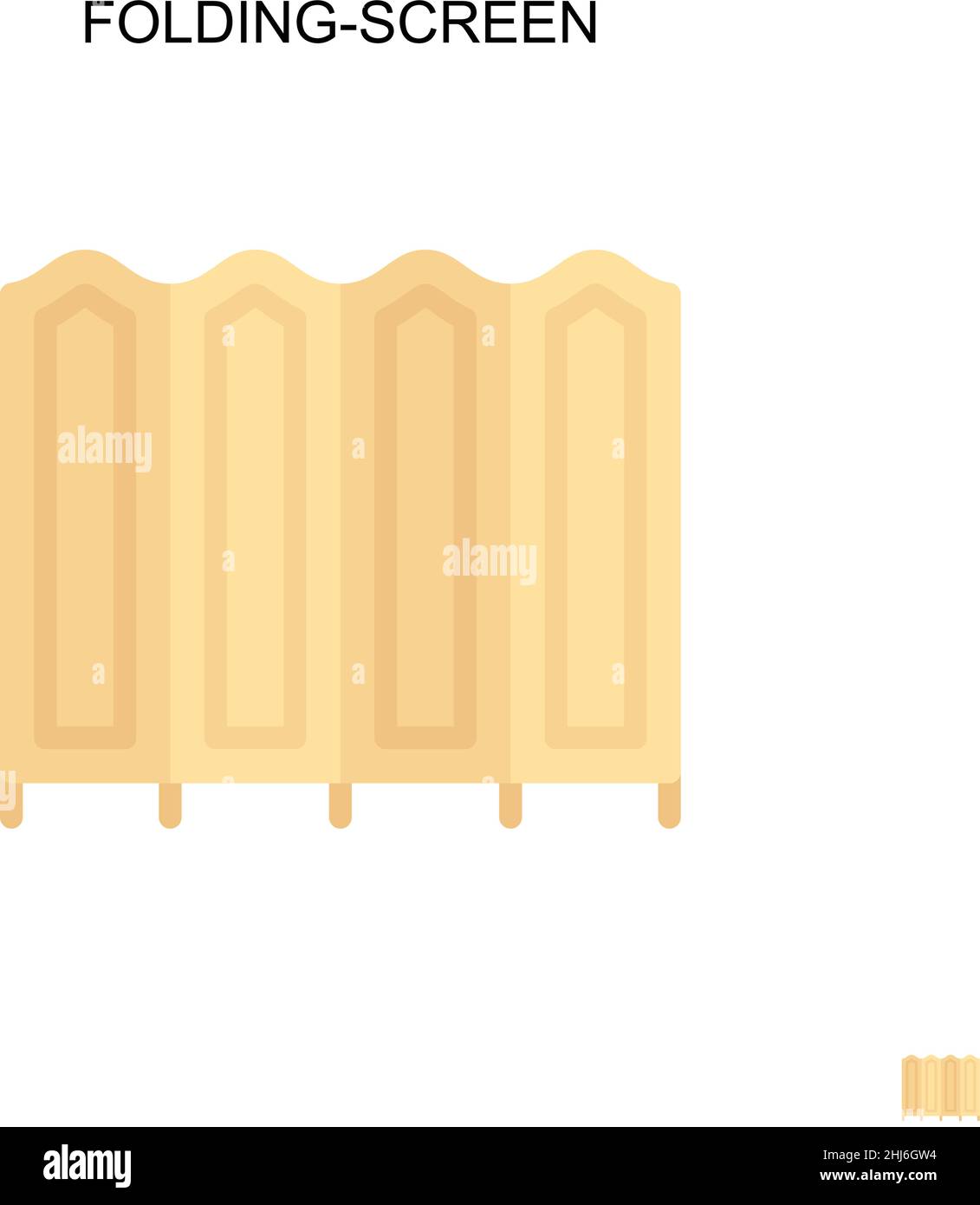 White folding screen Stock Vector Images - Alamy