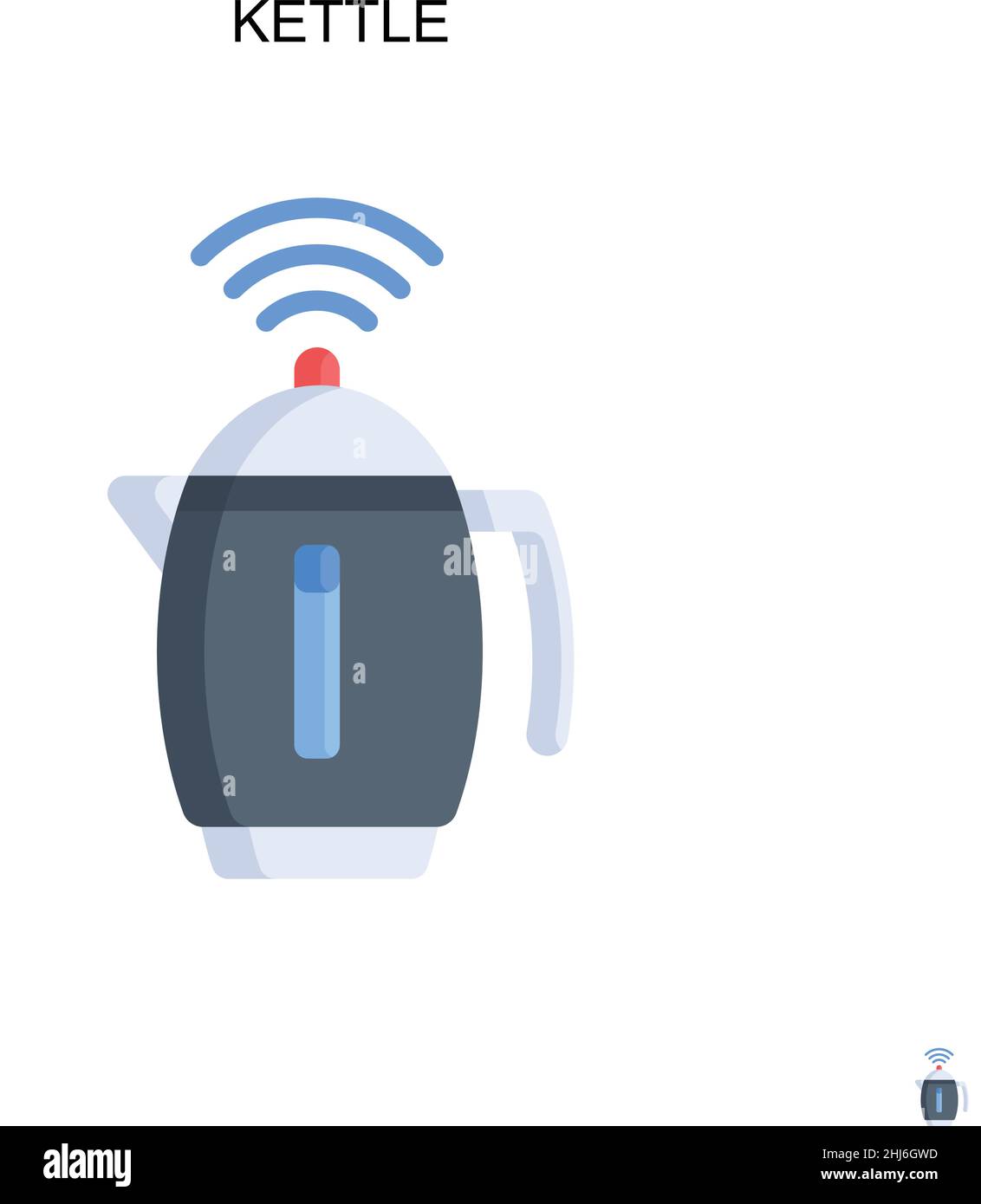 Kettle Simple vector icon. Illustration symbol design template for web ...