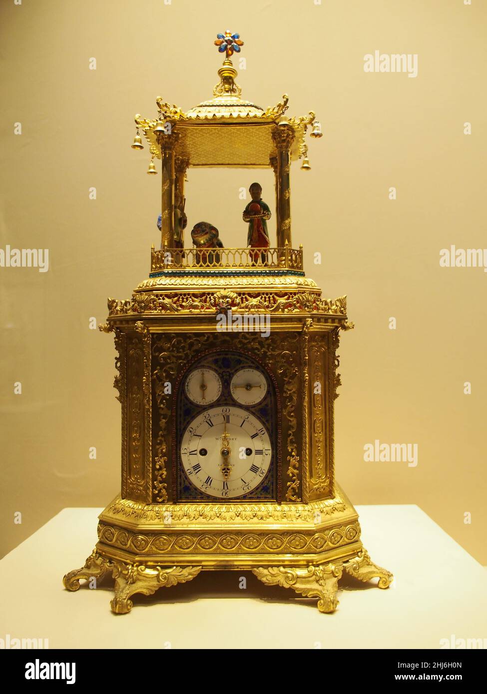 BEIJING, CHINA - JANUARY 26, 2022 - The Bronze and Gilded Pavilion ...