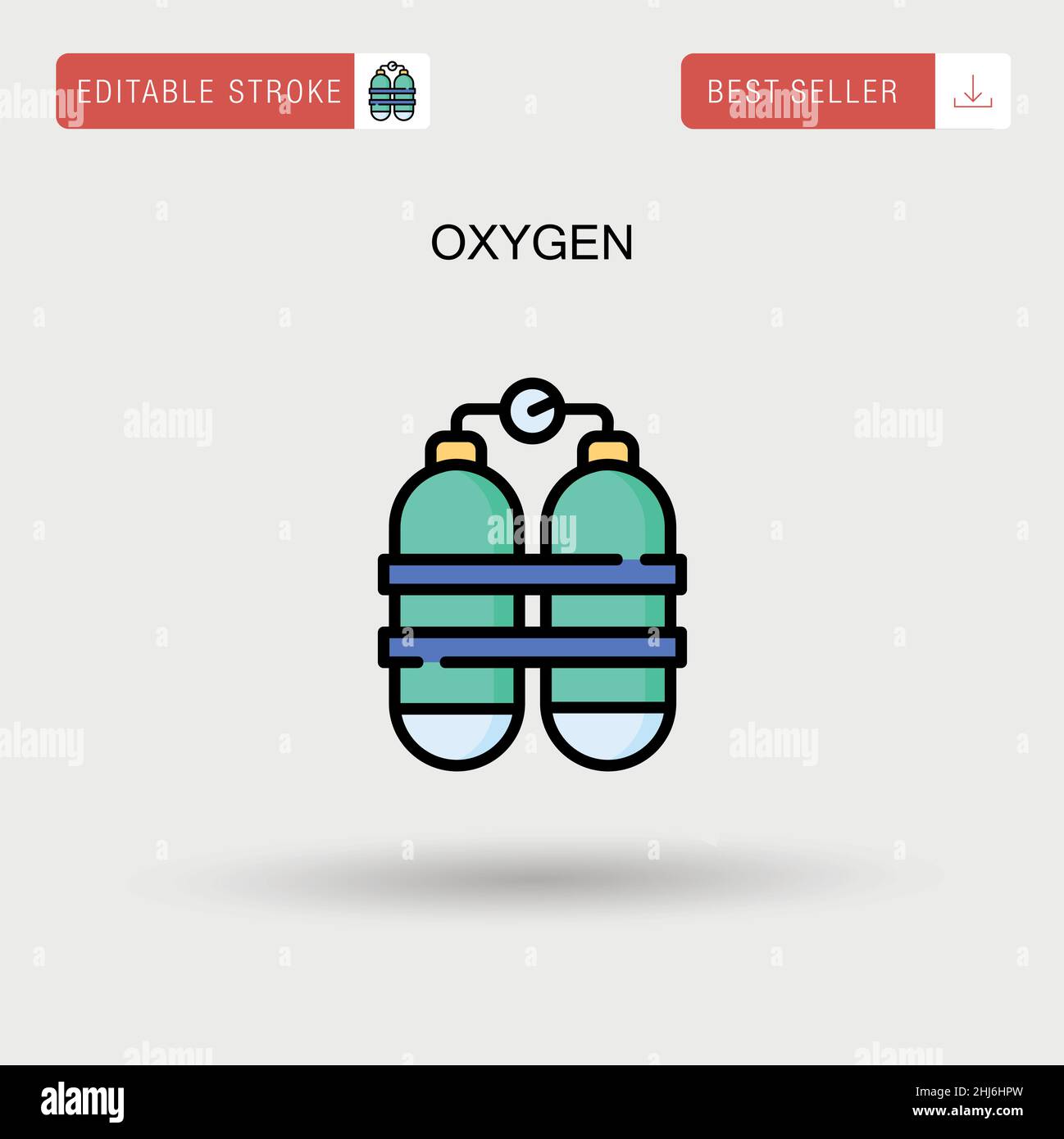 Portable oxygen concentrator Stock Vector Images - Alamy