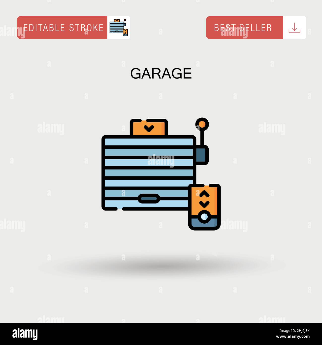 Car inside home garage hi-res stock photography and images - Alamy