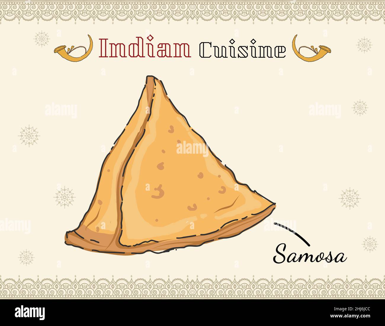 Fried dough snack snacks Stock Vector Images - Alamy