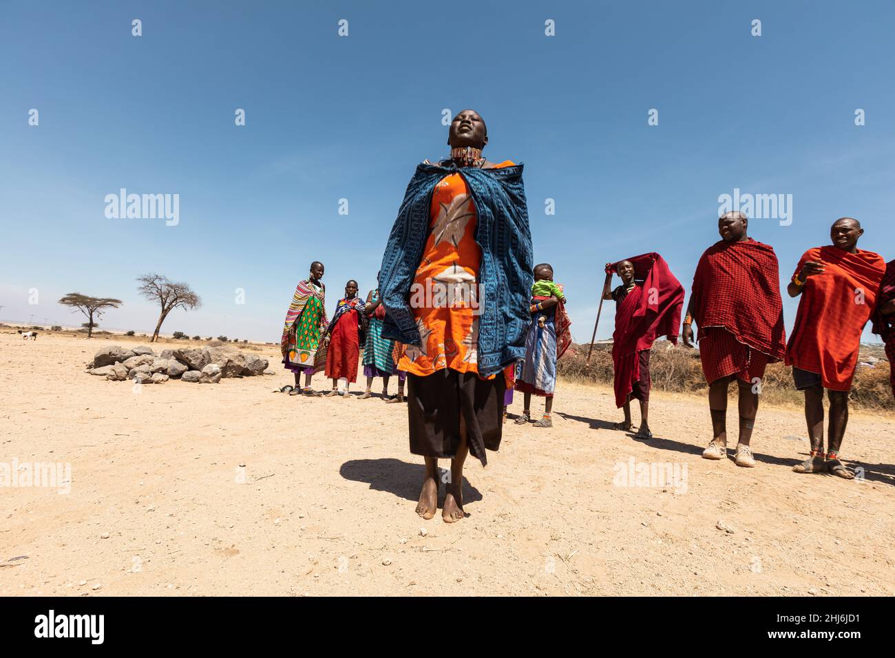Massai dance hi-res stock photography and images - Alamy