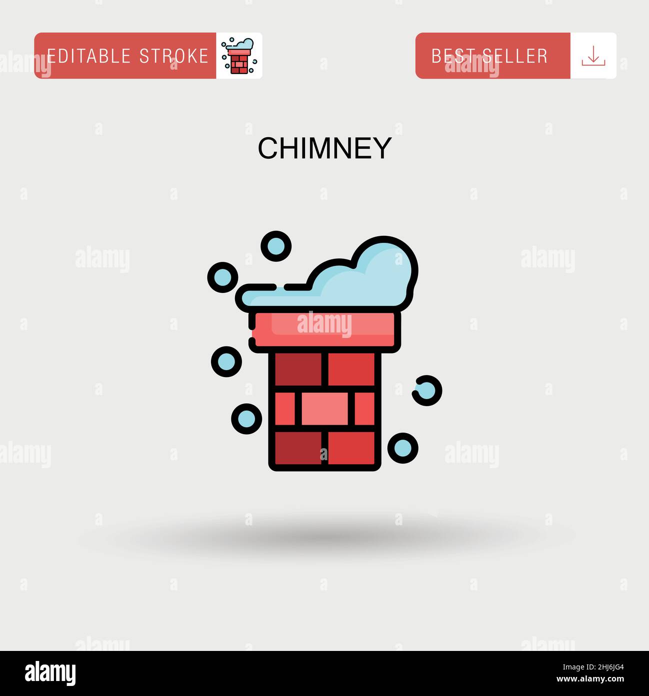 Chimney Simple vector icon Stock Vector Image & Art - Alamy
