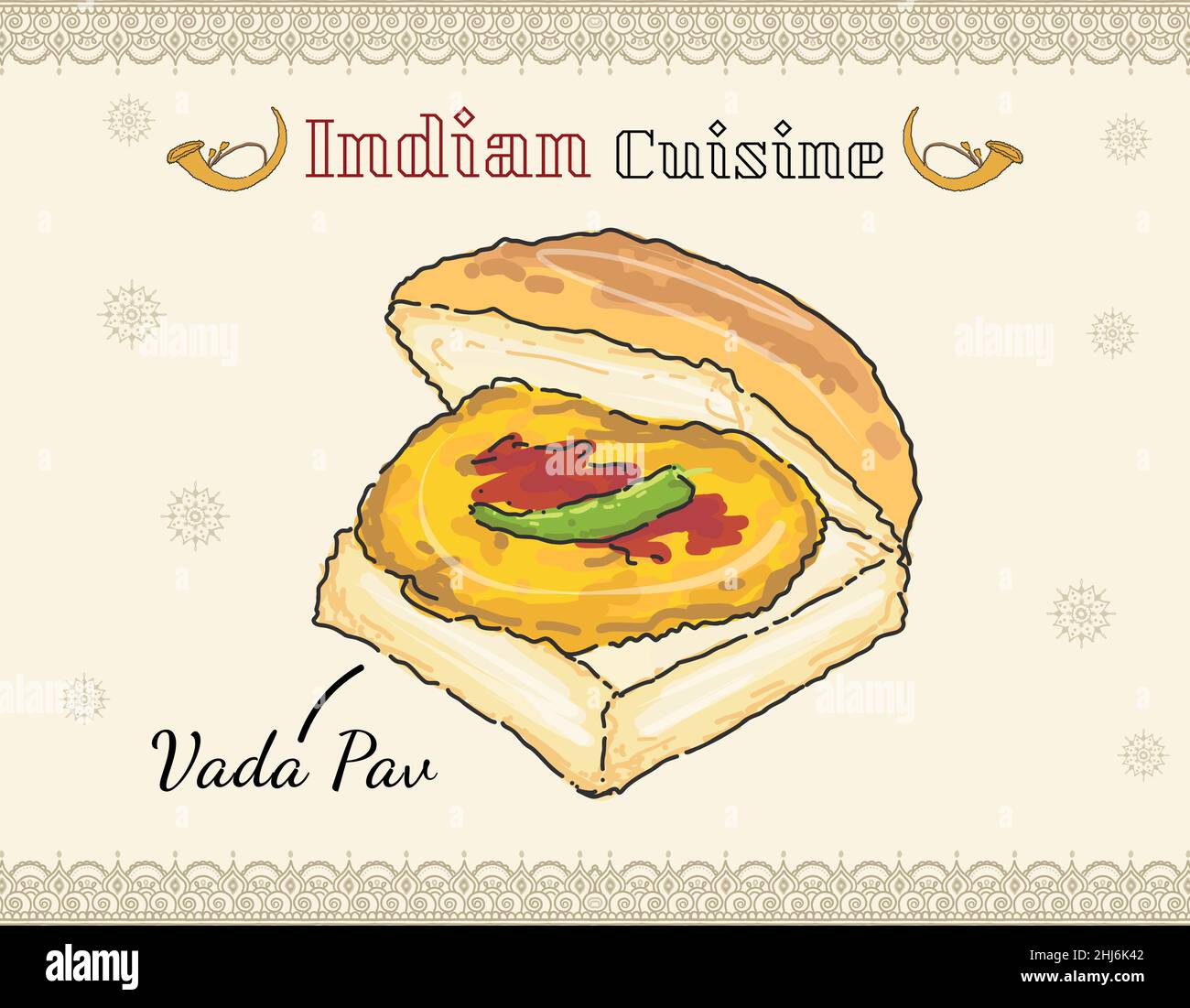 Tasty vegetarian sandwich in Stock Vector Images - Alamy