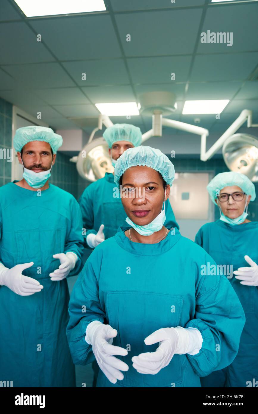 Exhausted surgeons at the emergency room as a sign of stress and ...