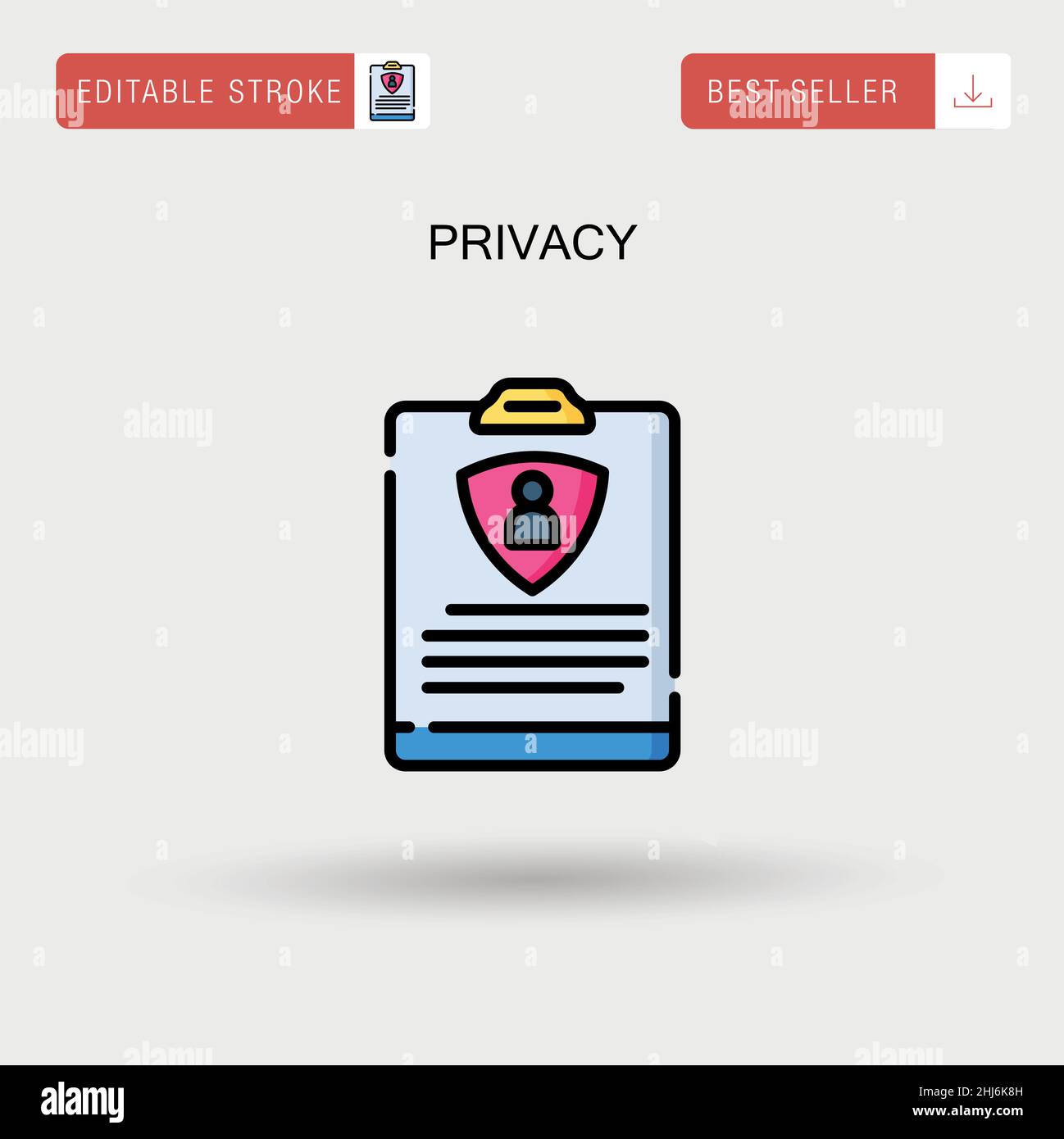 Privacy Simple vector icon Stock Vector Image & Art - Alamy