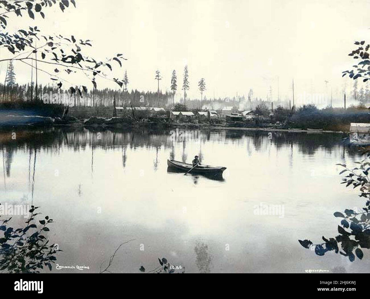 Swalwell's Landing, Snohomish River, Everett, Washington, October 1891 ...