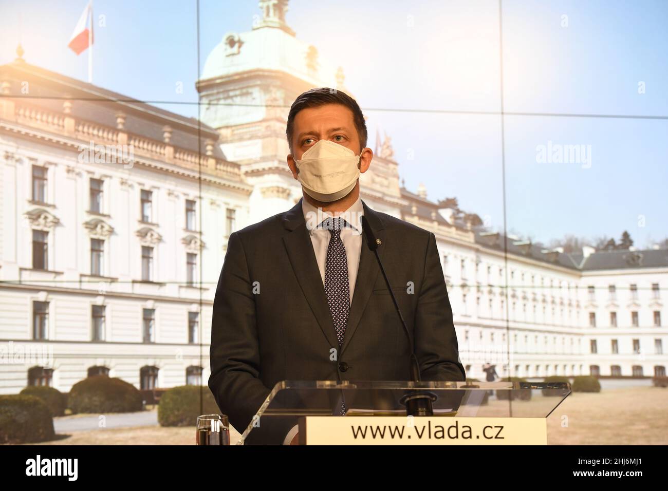 Prague, Czech Republic. 26th Jan, 2022. Czech Interior Minister Vit ...