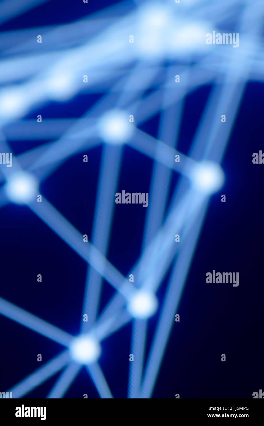 Abstract connections structure colour hi-res stock photography and ...
