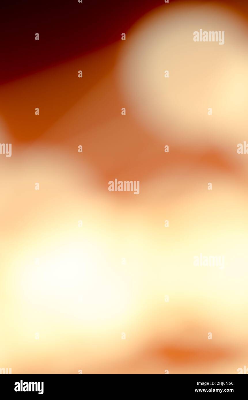 Abstract background with blurry blobs of colour and light with copy ...