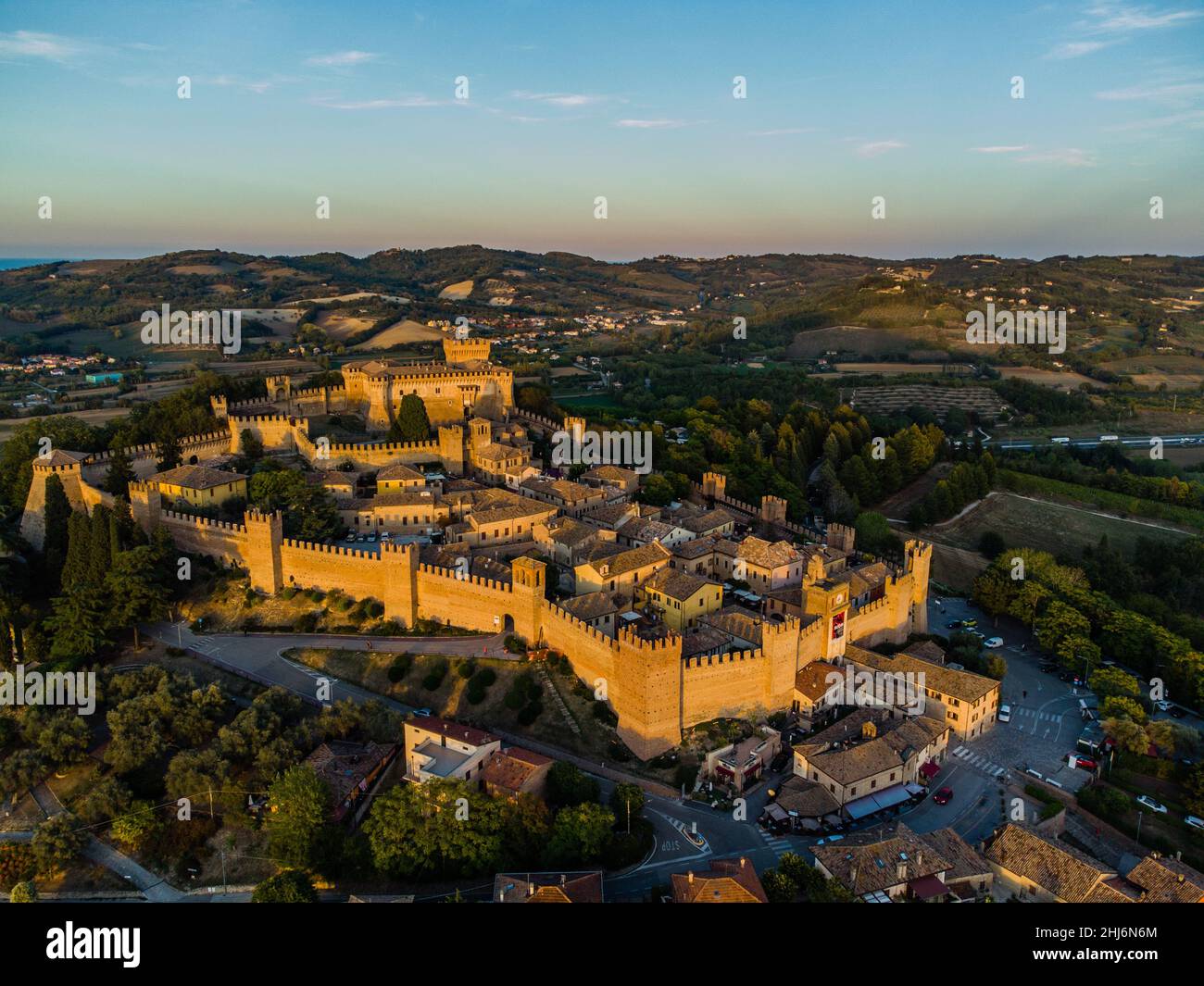 The ancient town gradara hi-res stock photography and images - Alamy
