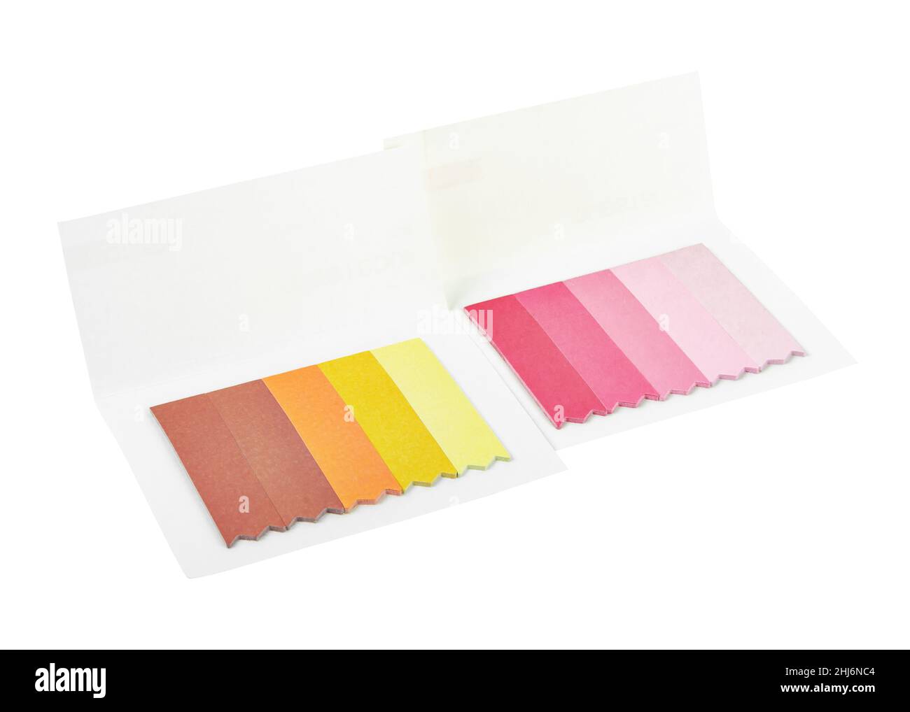 Set of multicolored sticker paper index isolated on white background ...