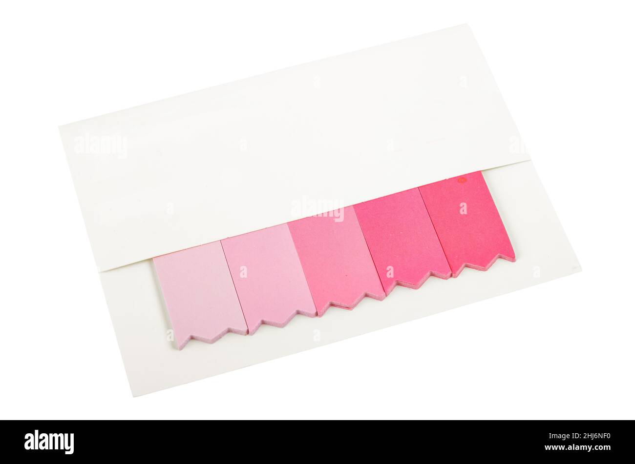 Set of multicolored sticker paper index with clipping path Stock Photo ...