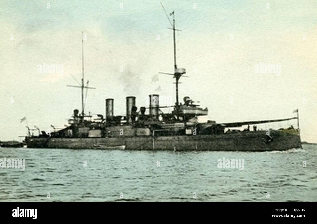 Swedish coastal defence ship Oscar II (cropped Stock Photo - Alamy