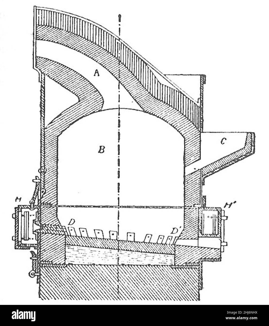 Bessemer converter Black and White Stock Photos & Images - Alamy
