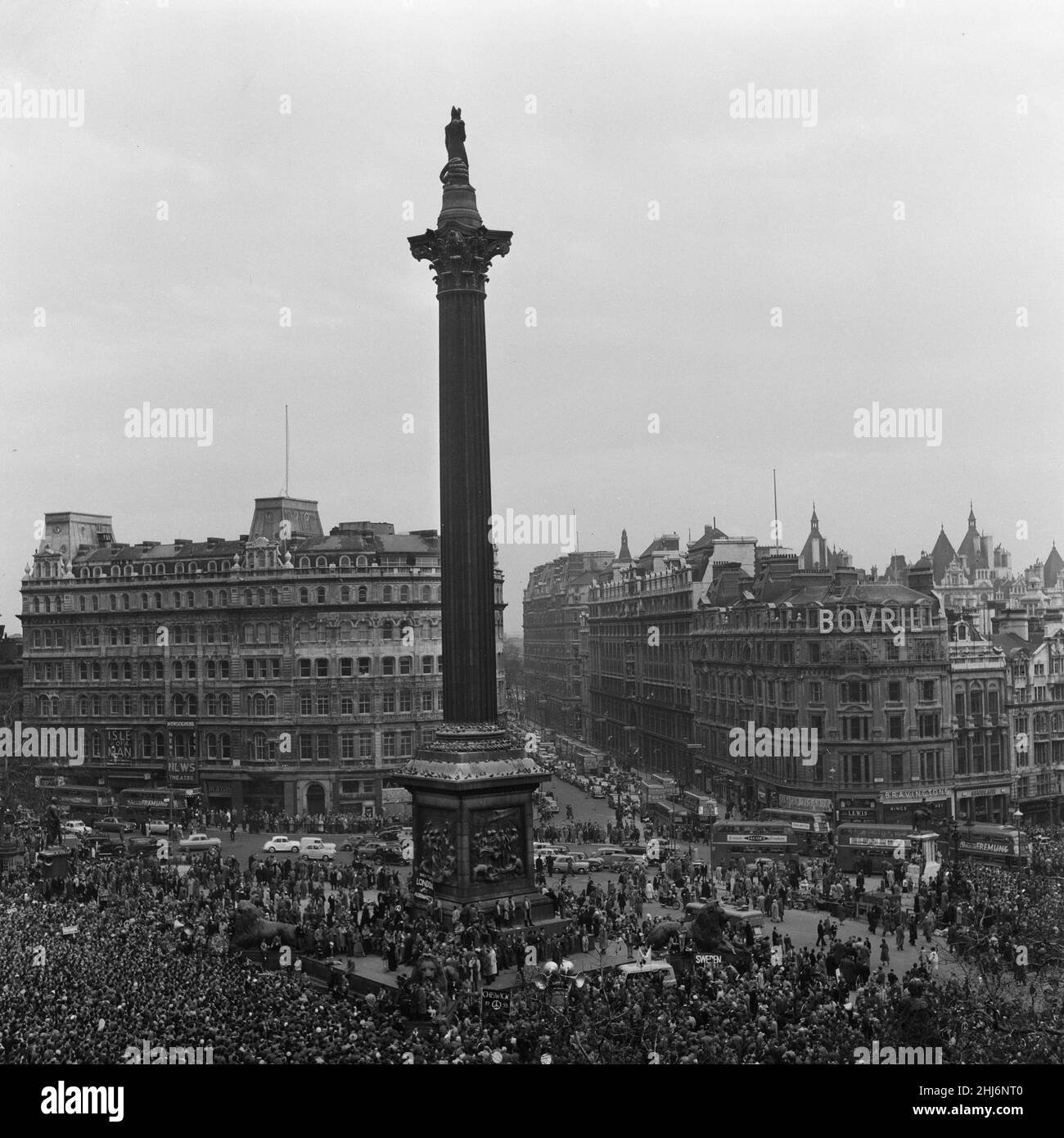 Ban The Bomb movement four day march from the Atomic Weapons Research ...
