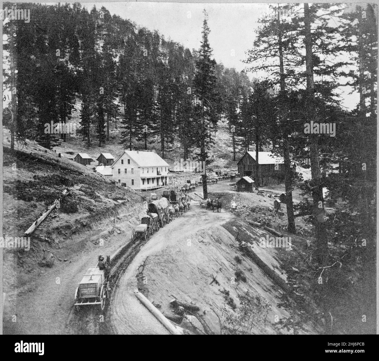 Swift's Station, Carson and Lake Bigler Road - eastern summit of Sierra ...