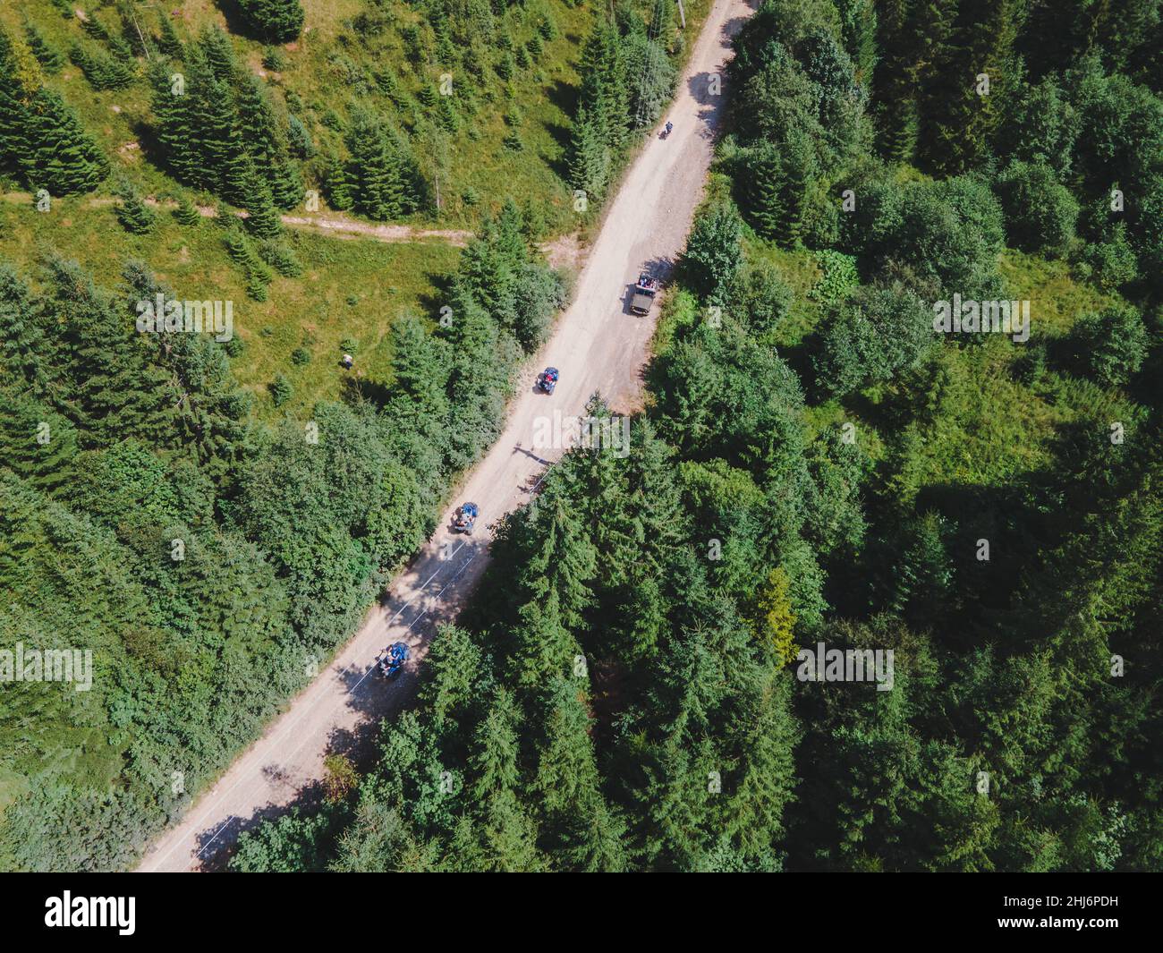 Aerial view mountain bike rider hi-res stock photography and images - Alamy