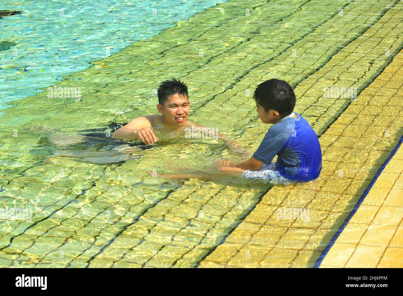 Swimming event 150507 Stock Photo - Alamy