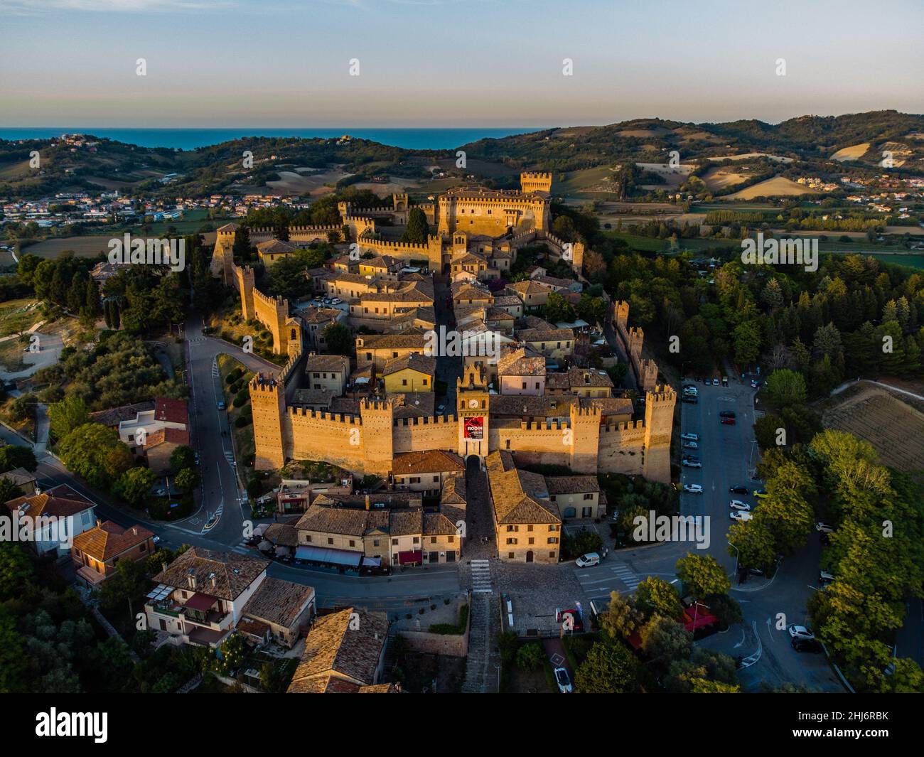 The ancient town gradara hi-res stock photography and images - Alamy