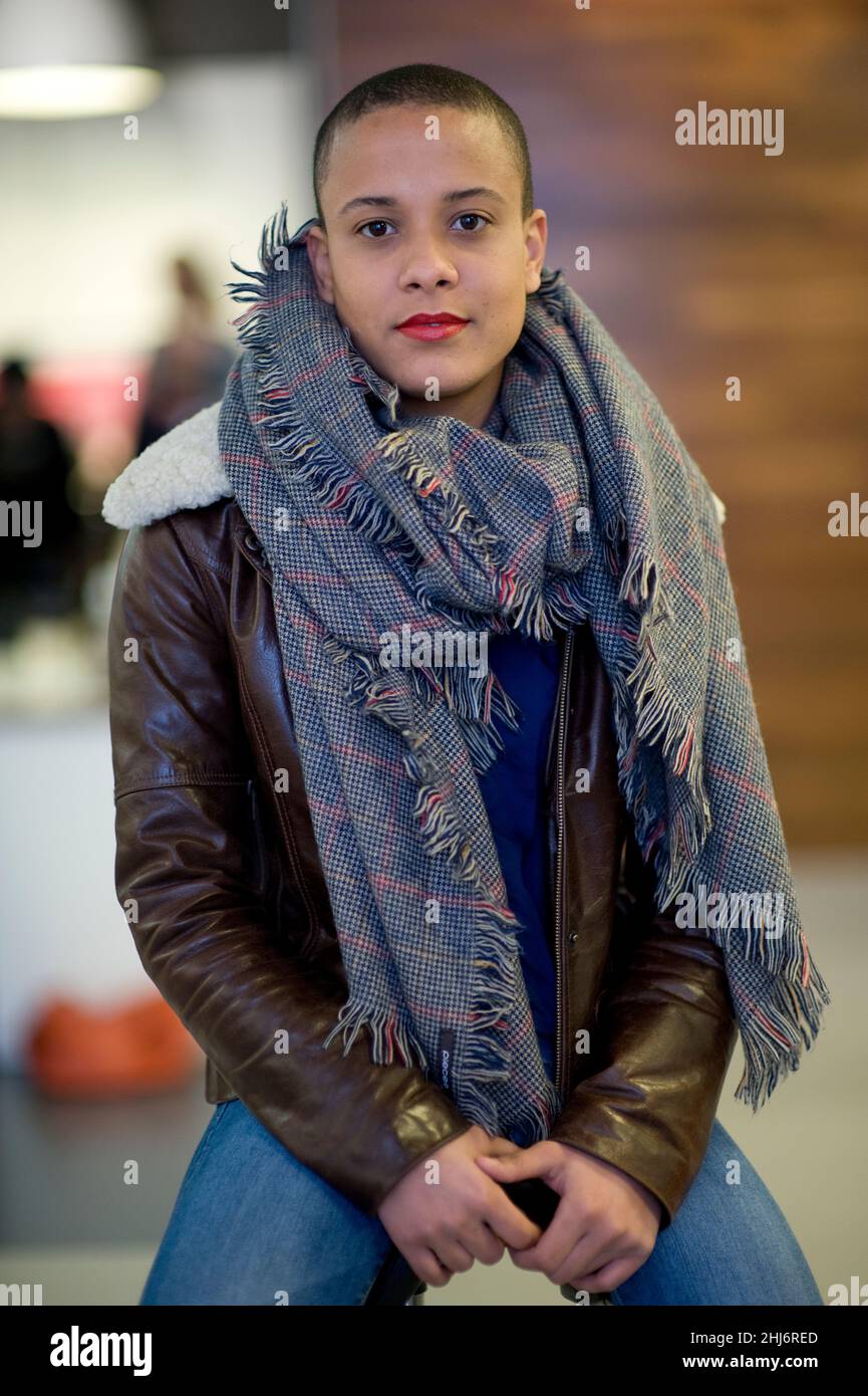 Tilburg, Netherlands. Portrait of an African Ethnicity female ...