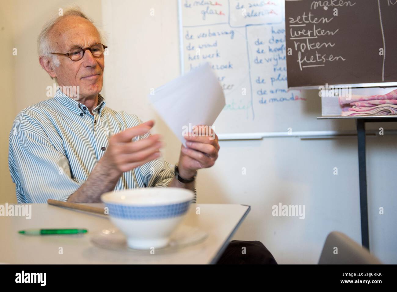 Rotterdam, Netherlands. Senior Adult, Caucasian Male spends his time as ...