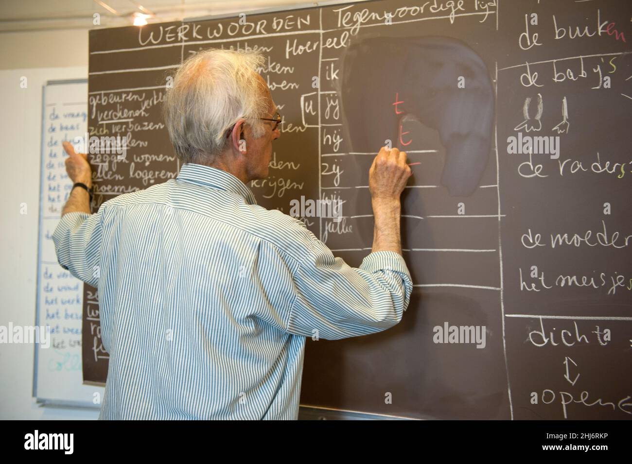 Rotterdam, Netherlands. Senior Adult, Caucasian Male spends his time as ...