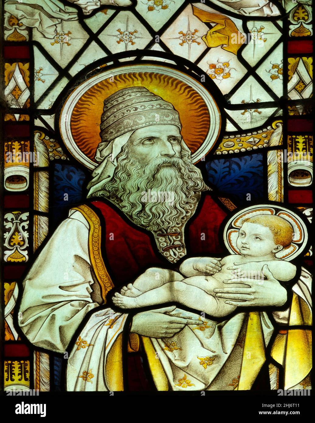 Stained glass window detail c 1879 Heaton, Butler & Bayne, Oakley ...