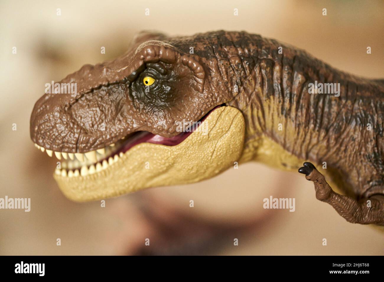 Mattel Tyrannosaurus Rex toy Stock Photo - Alamy