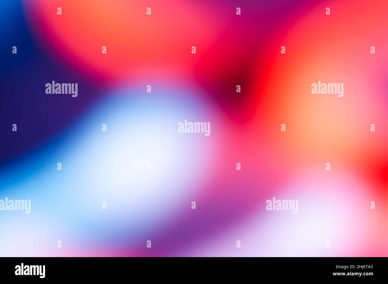 Abstract glowing neon colored background with blurry lines, curves or ...