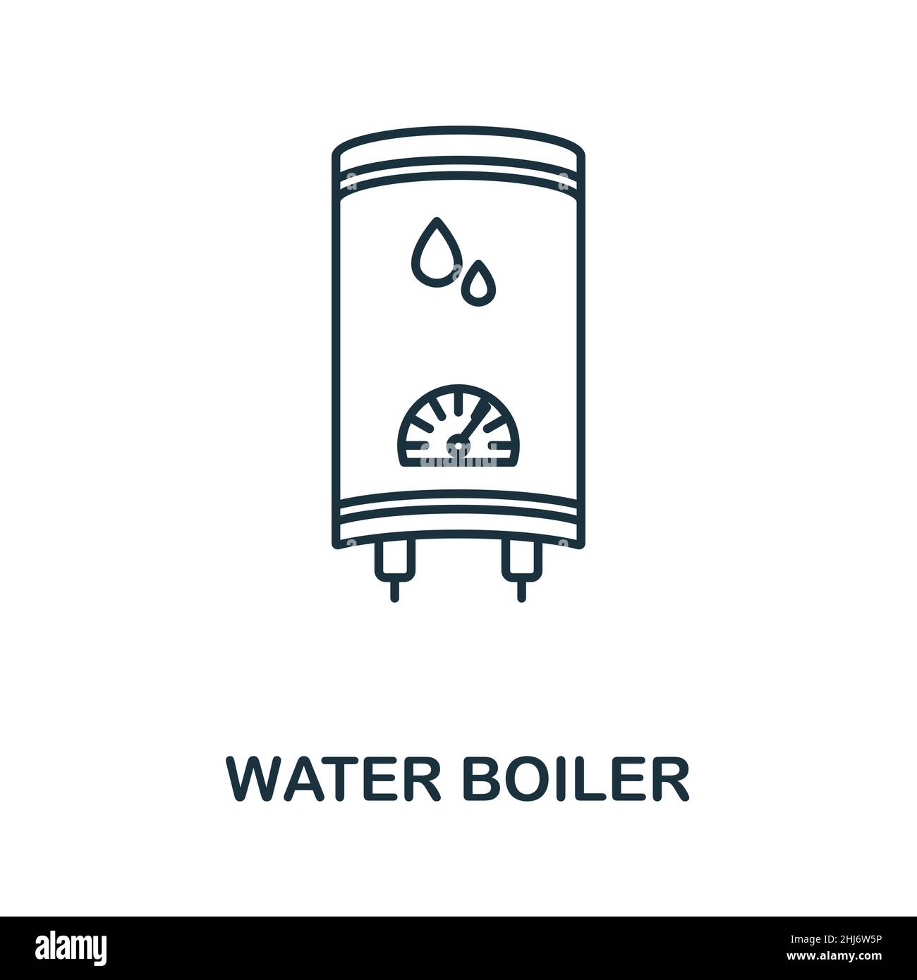 Hot water heater tank Cut Out Stock Images & Pictures - Alamy